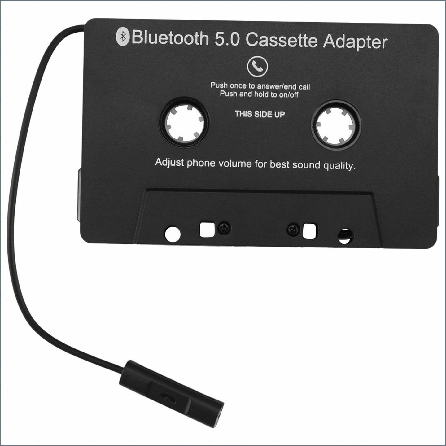 Универсальный кассетный адаптер Bluetooth 5.0 конвертер автомобильная лента для Aux стерео музыки