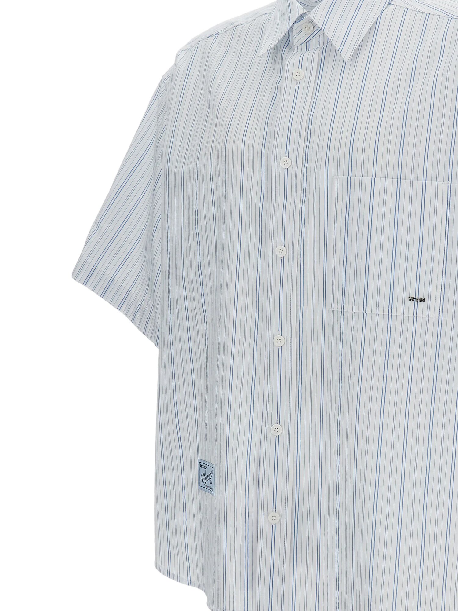 Рубашка Wooyoungmi Striped shirt, размер 46, white — фото 1