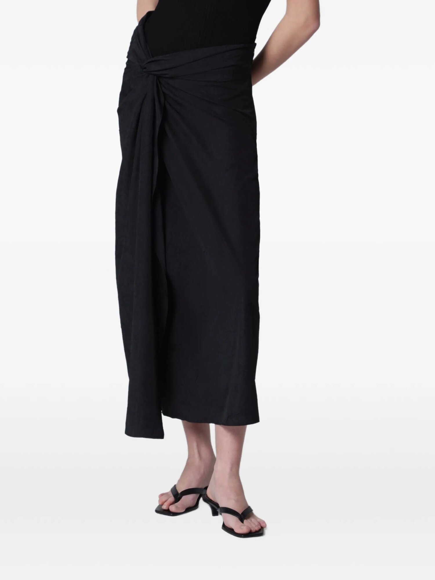Юбка Twisted midi skirt