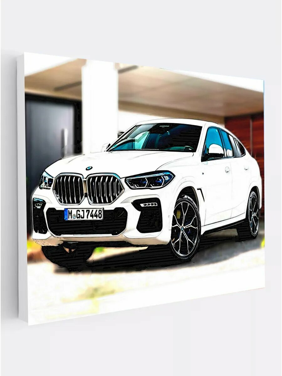 Картина по номерам BMW X6 40х50 см