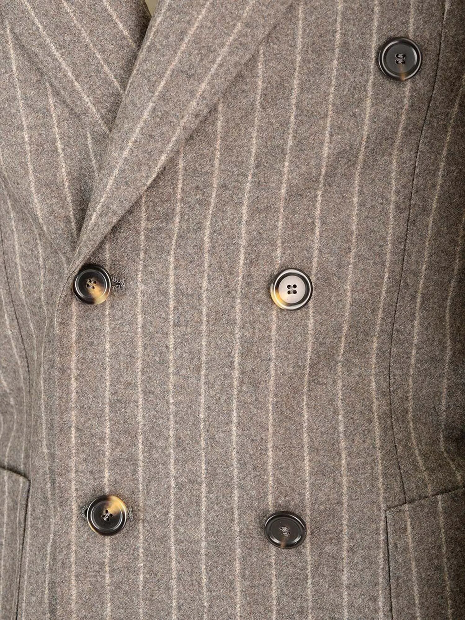 Комбинезон al duca d'aosta Double-breasted pinstripe suit, размер 52, серый — фото 1