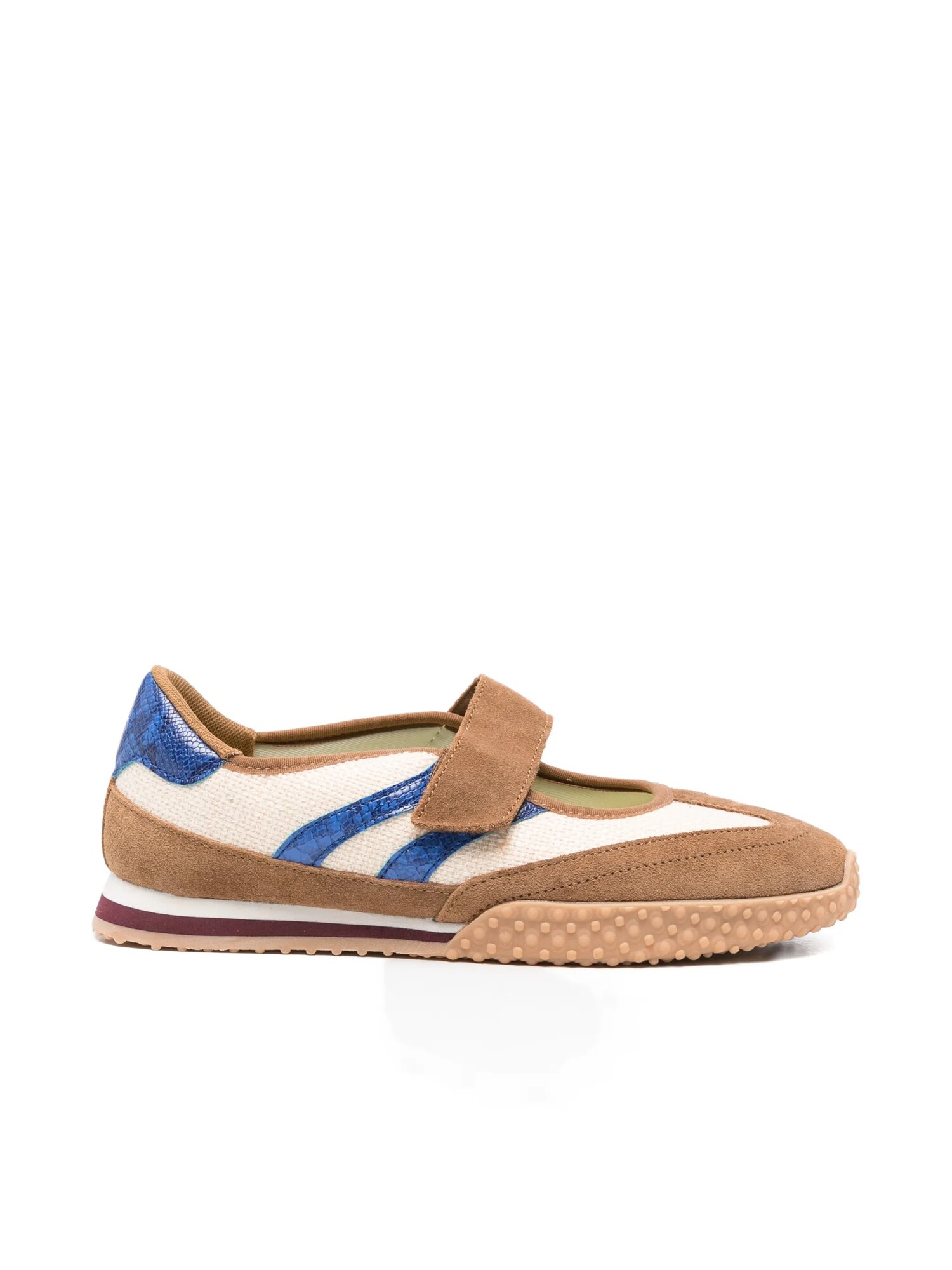 Кроссовки Nionbe touch-strap leather sneakers