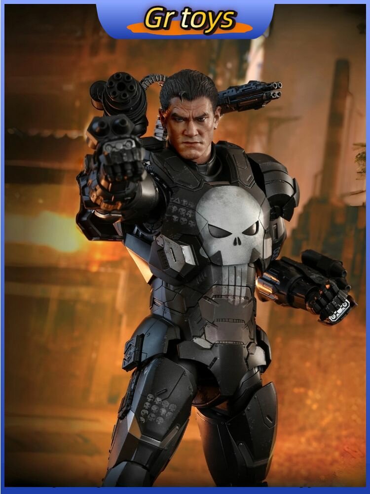 Серия фигурок HMTYQNB: HOTTOYS Фигурка в масштабе 1/6 VGM33D28 Железный Человек, Боевое снаряжение, Сплав, Каратель HE MOXIAN Собранные аниме-куклы Zombie Girl Jiulia