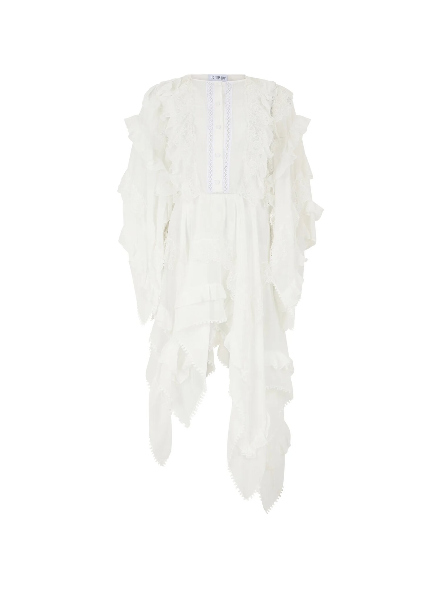 Платье Asymmetric ruffled dress