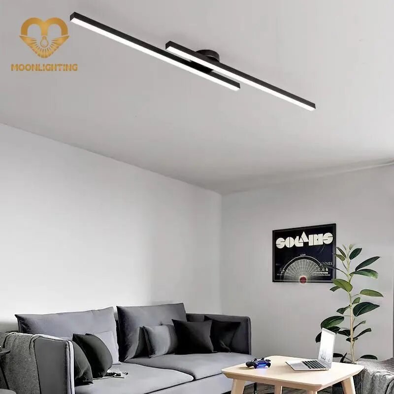 Светодиодная люстра LED 16 Вт с встроенным светильником и пластиковым плафоном, ширина 100 см, высота 50 см — фото 1