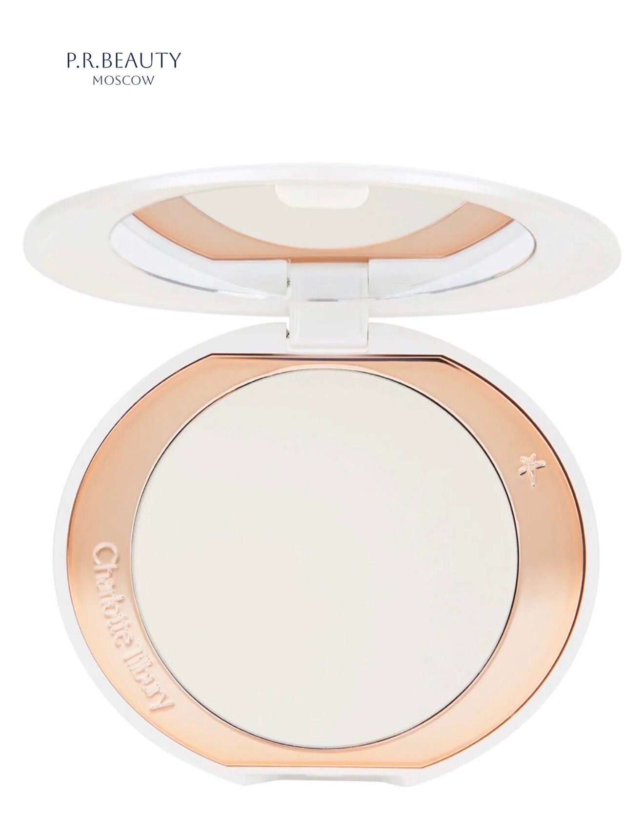 Charlotte Tilbury Осветляющая Пудра Airbrush Flawless Finish Brightening Powder в оттенке Fair - Medium 9 г