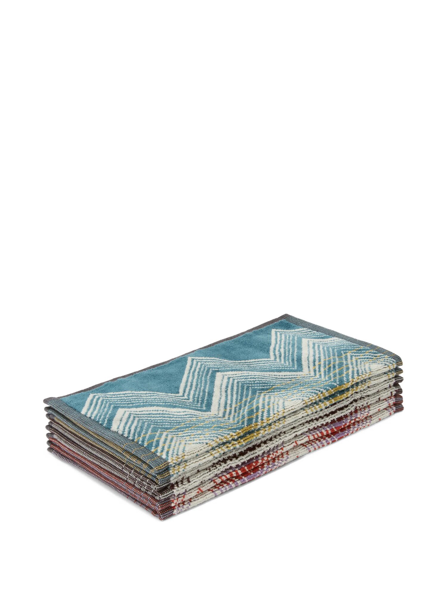 Халат Marea zigzag-print face towels