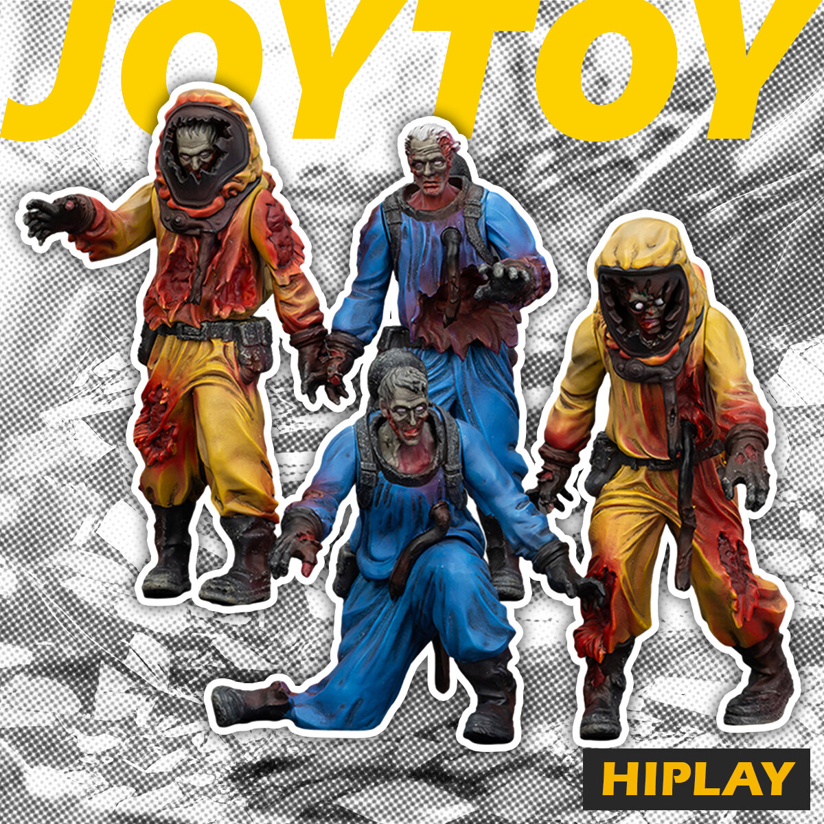 HIPLAY JOYTOY Dark Source Zombie Figure Mechanic Team JT01567 1/25 фигурка