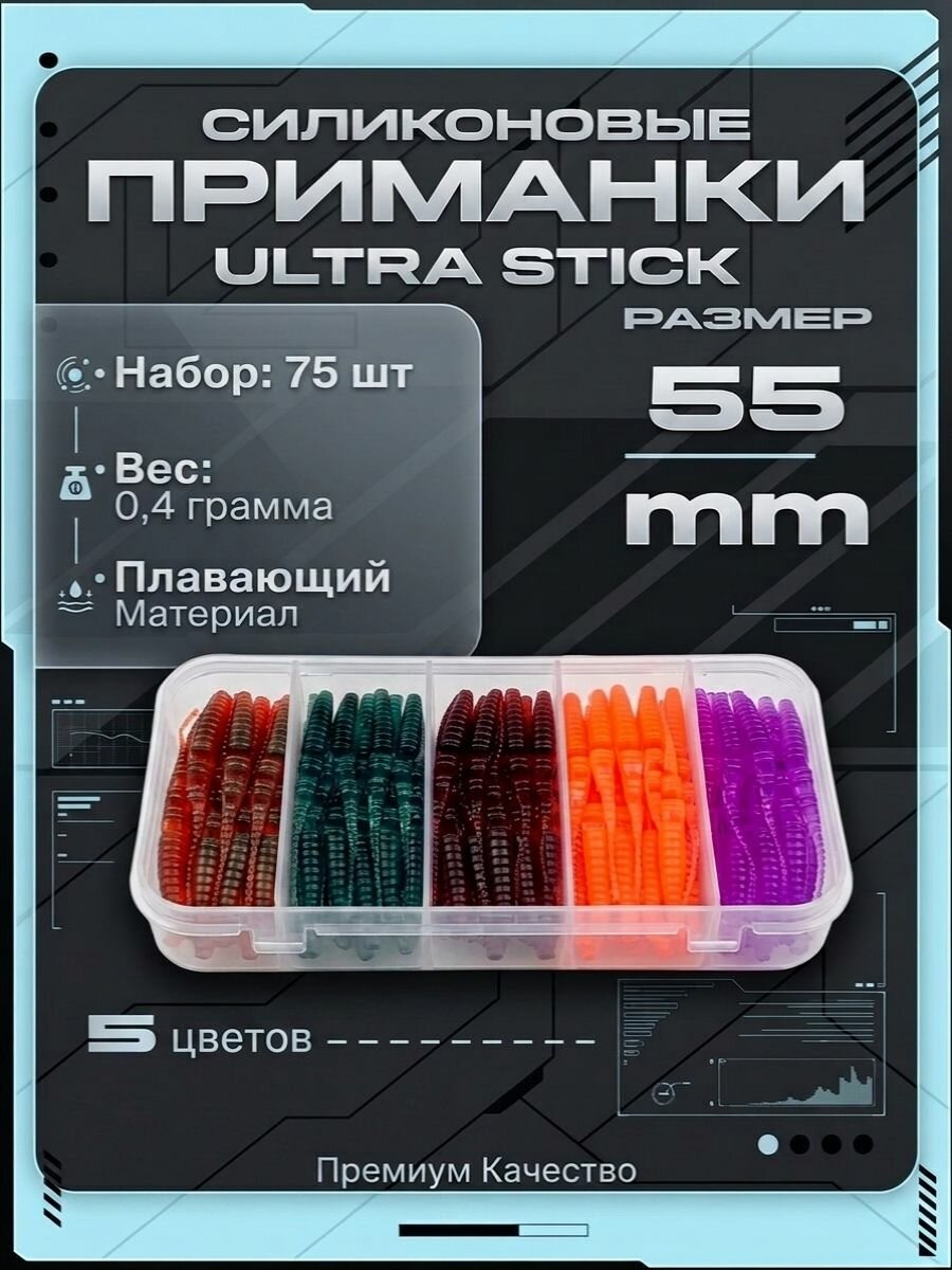 Силиконовые приманки для мормышинга и микроджига