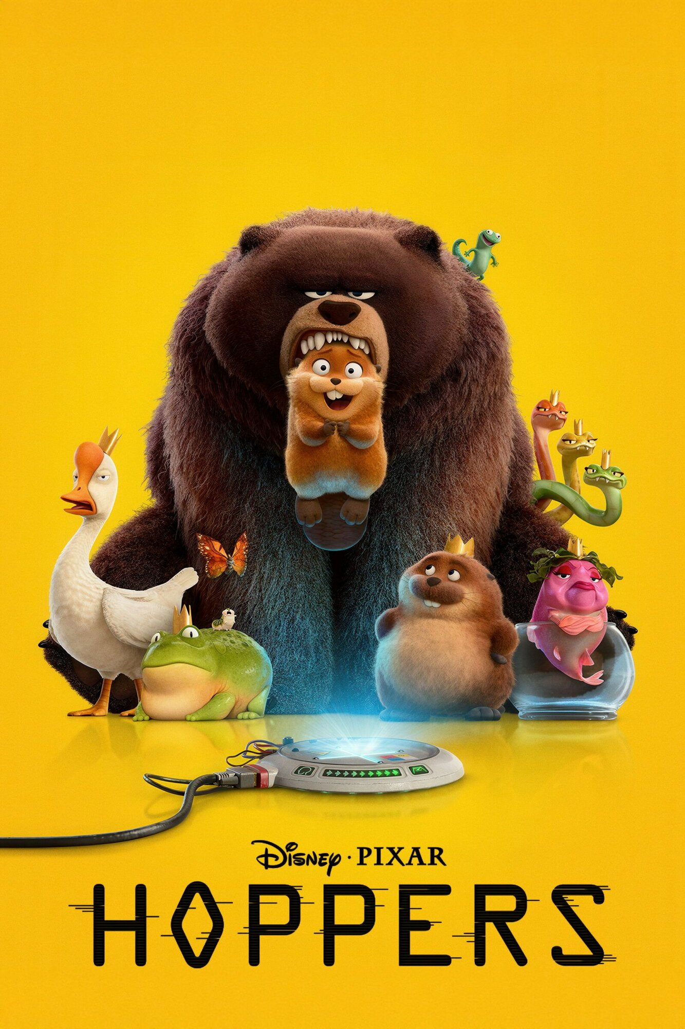 Прыгуны (новинка 2026) Blu-ray диск мультфильм комедия приключения семейный