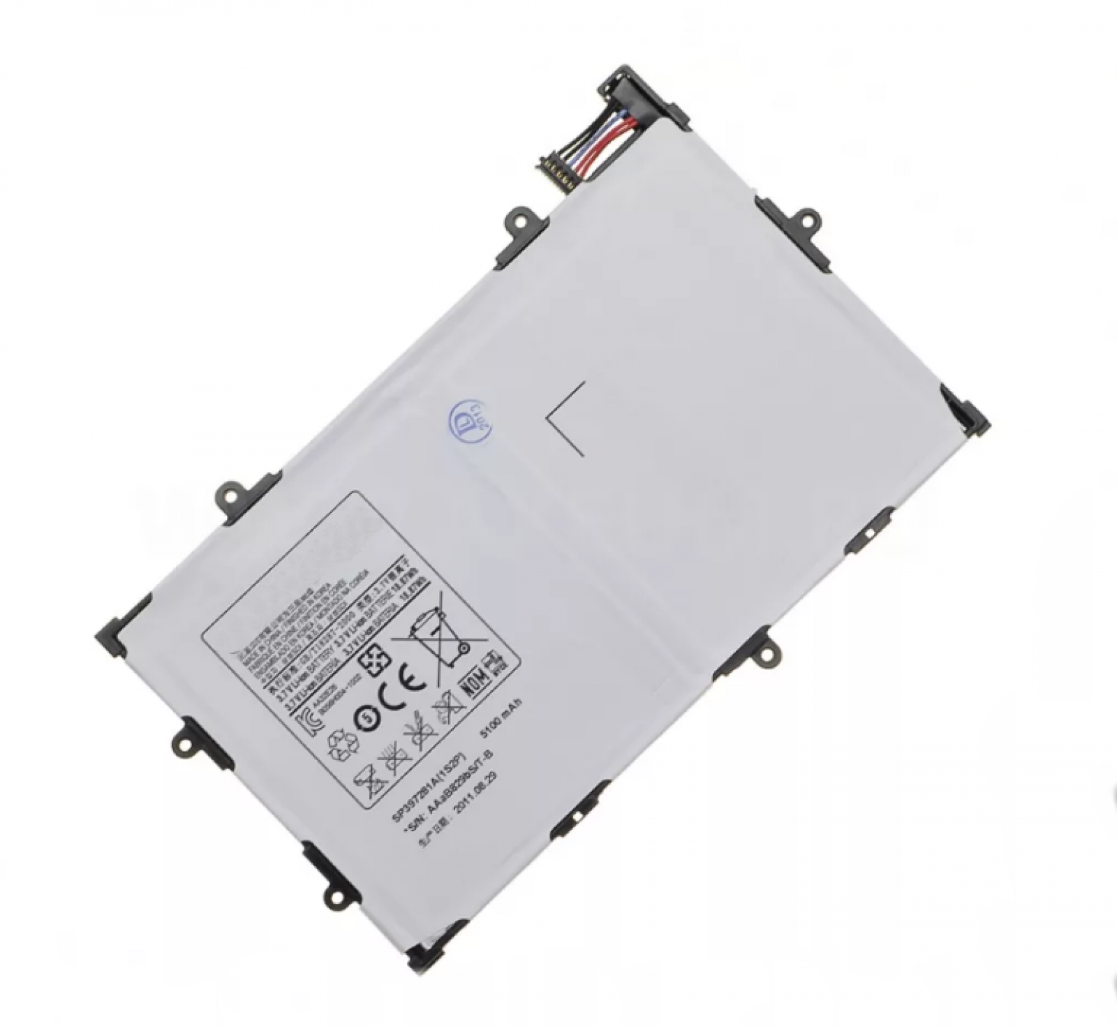 Аккумуляторная батарея Чехол. ру SP397281A(1S2P) 5100mAh для Samsung Galaxy Tab 7.7 P6800/P6810
