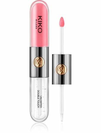 Губная помада KIKO Milano Unlimited Double Touch, оттенок 111 Satin Pink Camellia, 6 мл
