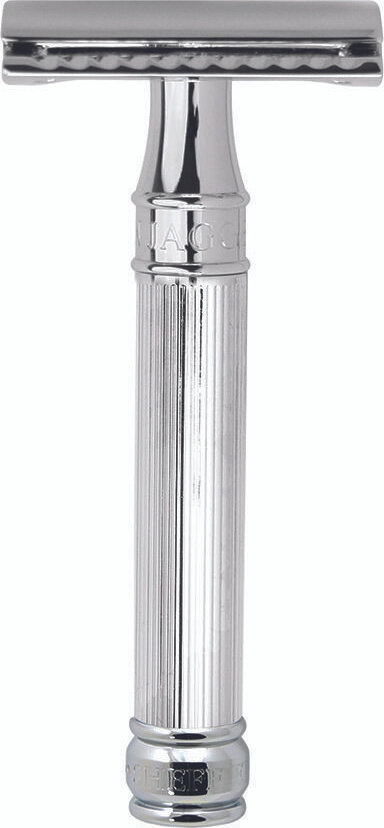 Edwin Jagger Станок Т-образный хром ребристый T-Shaped Razor Chrome Ribbed 50ml