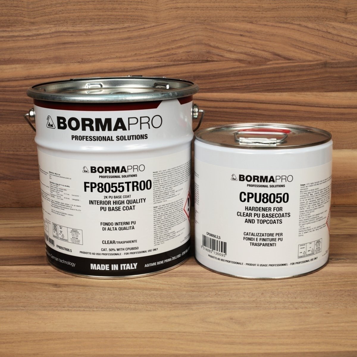 2К прозрачный полиуретановый грунт с отвердителем BormaPro 2K PU Base Coat Sealer Set FP8055