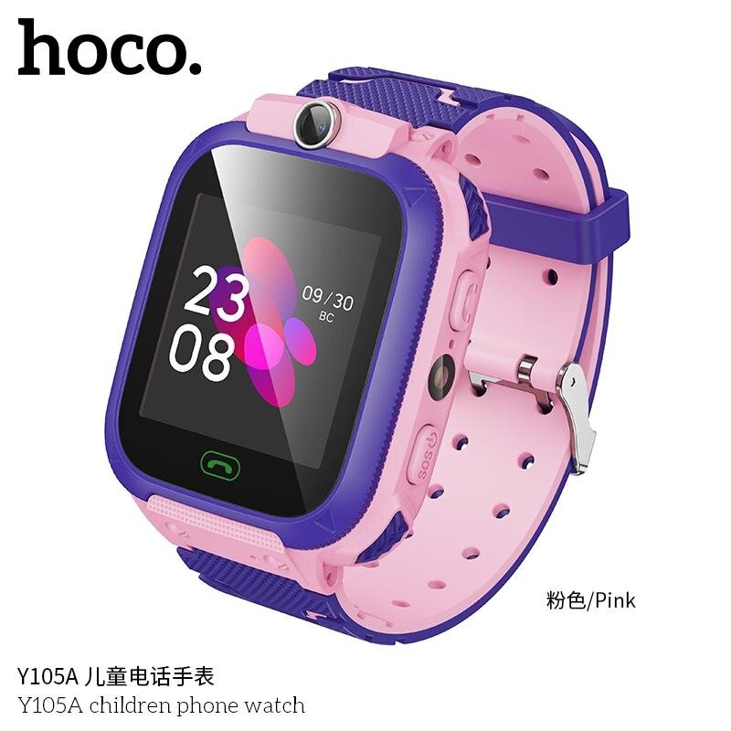 Смарт-часы детские Hoco Y105A Watch, розовый, EU