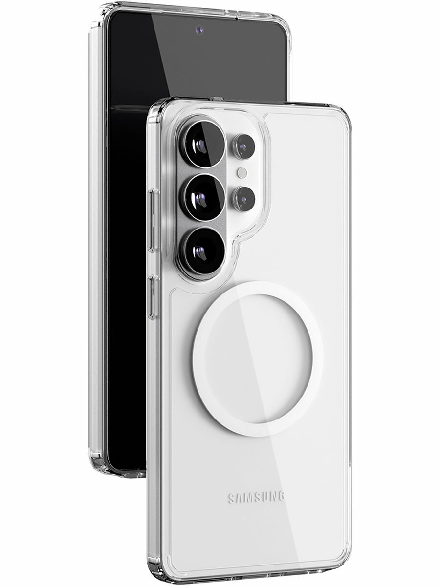 Клип-кейс "VLP LITE", для Samsung Galaxy S26 Ultra, прозрачный, с магнитом MagSafe