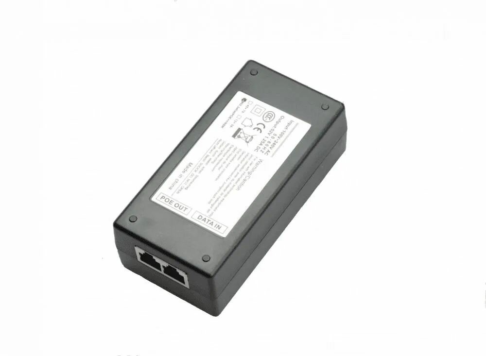 Гигабитный PoE-инжектор TRASSIR TR-I65WPoE