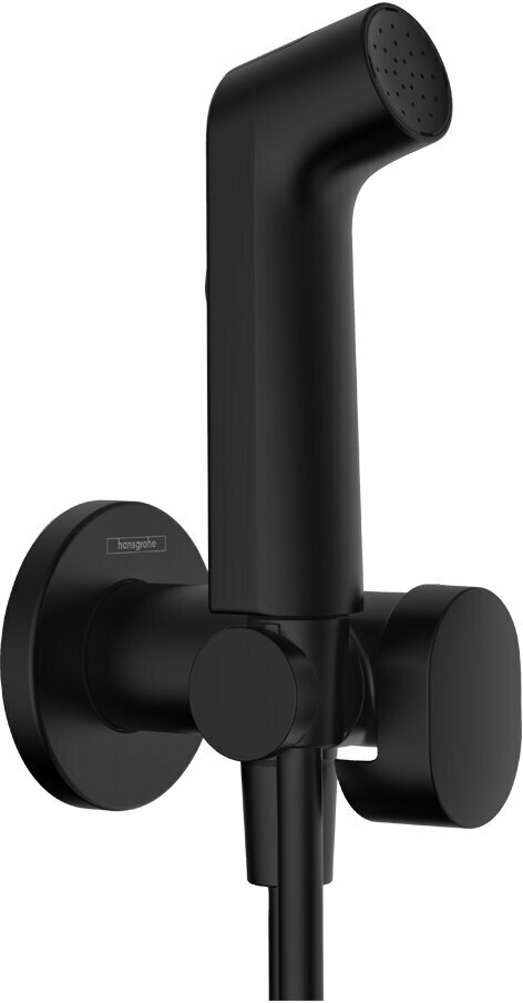 Гигиенический душ Hansgrohe EcoSmart+ 29232670 черный матовый