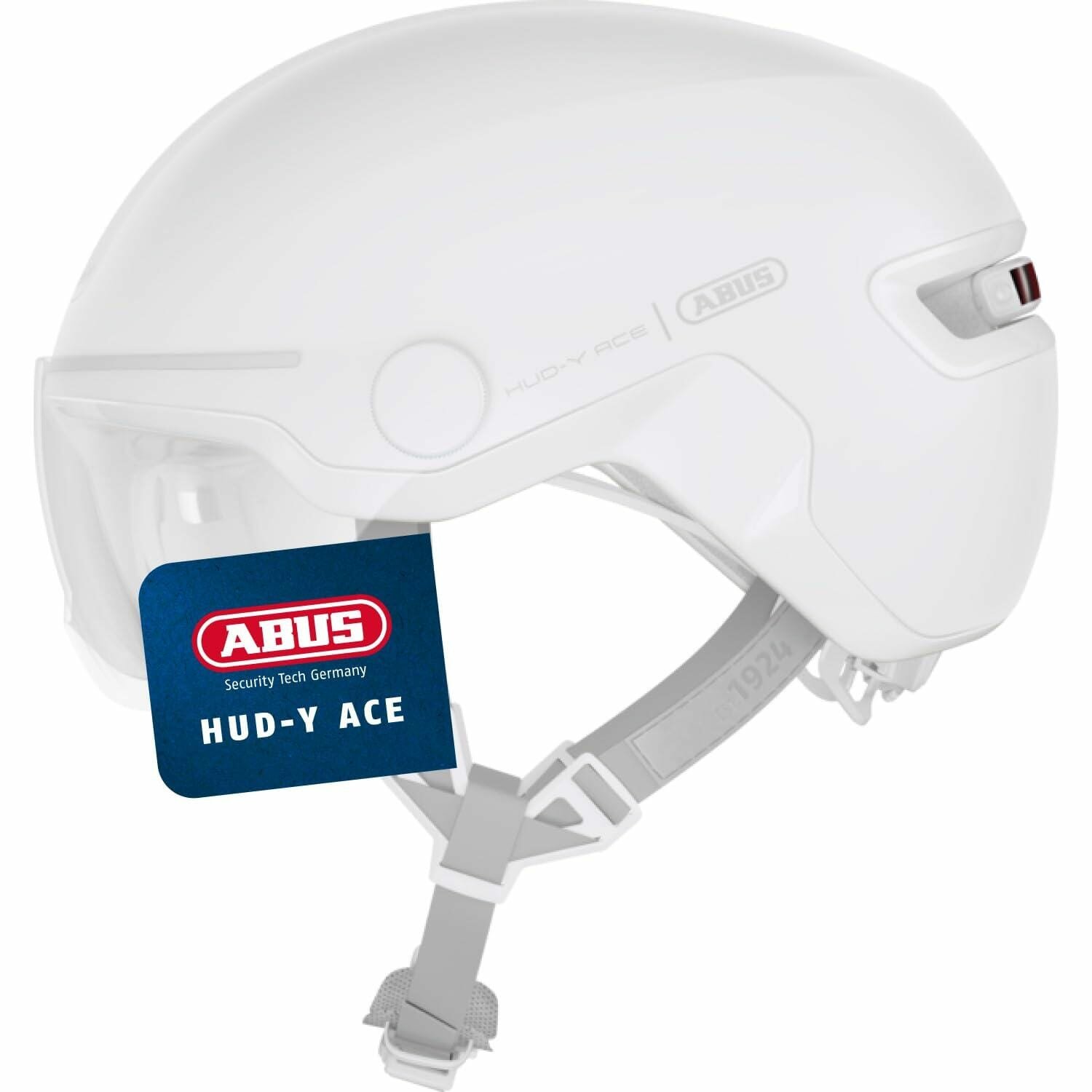 DECATHLON Шлем защитный Abus HUD-Y Ace, 57-61 см, ultrabia y/per owy szary