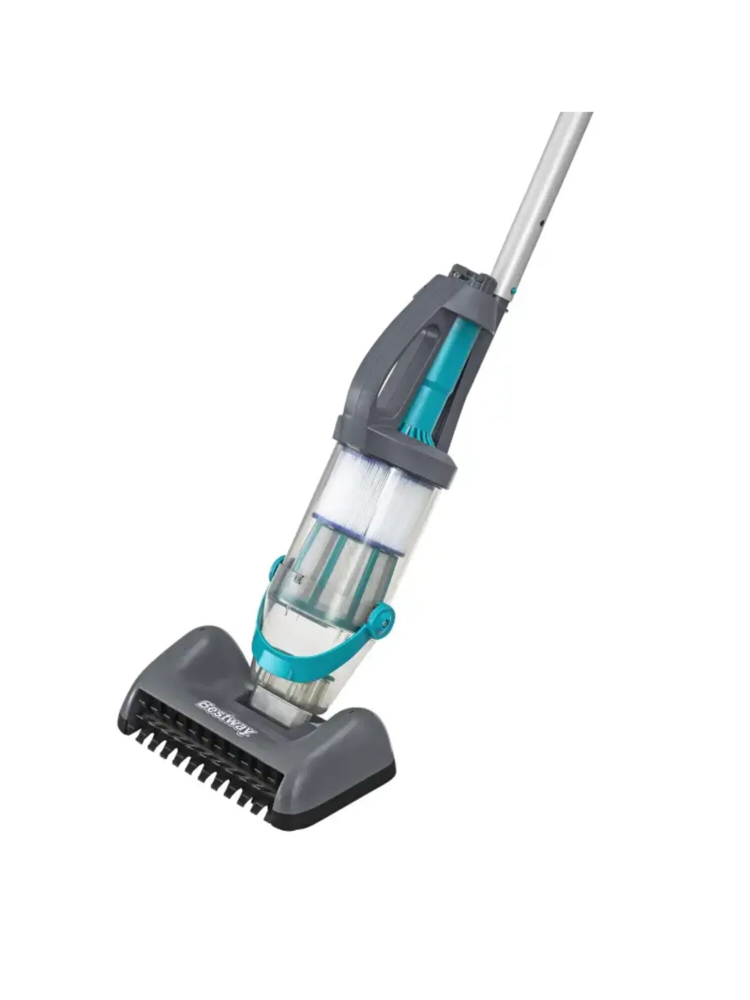 Пылесос аккумуляторный Bestway 58946 AquaGrip до 610см, 90мин, подсветка, IV BW серый/белый