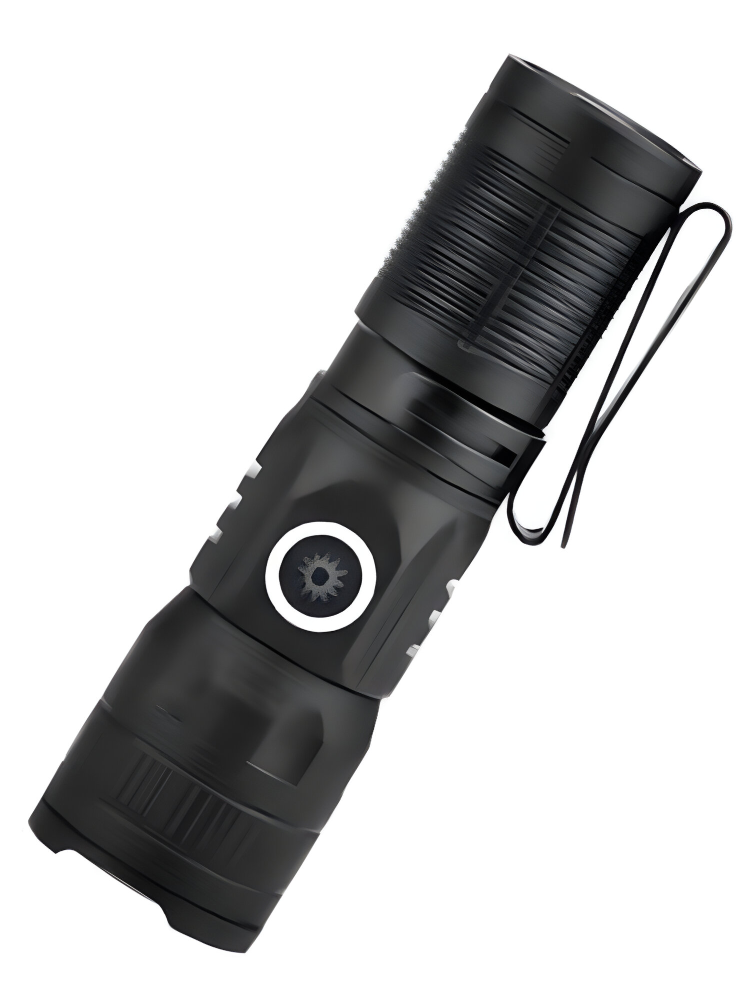 Фонарь ручной высокой яркости карманный MIni 2000м. BL-FX03R-PM20-TG (черный)