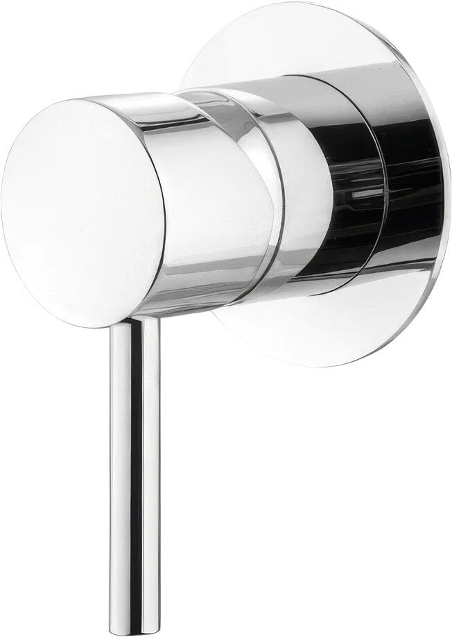 Встраиваемый смеситель для душа и ванны Plumberia Selection Ixo KITXO1135CR С внутренней частью, латунный, рычажный, настенный, хром, глянцевый, с керамическим картриджем