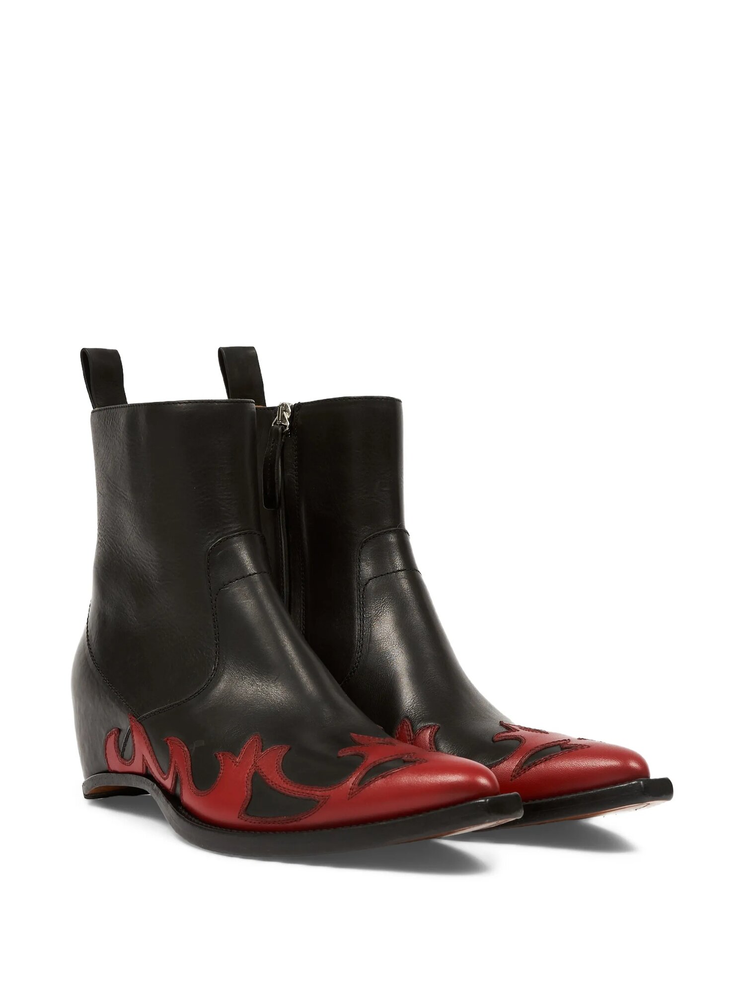 Ботинки Maison Margiela Heel-Less Western Flames, размер 44 EU, black/black — фото 1