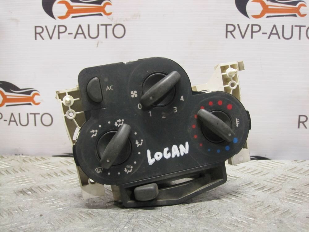Блок управления отопителем Renault Logan 2005-2014