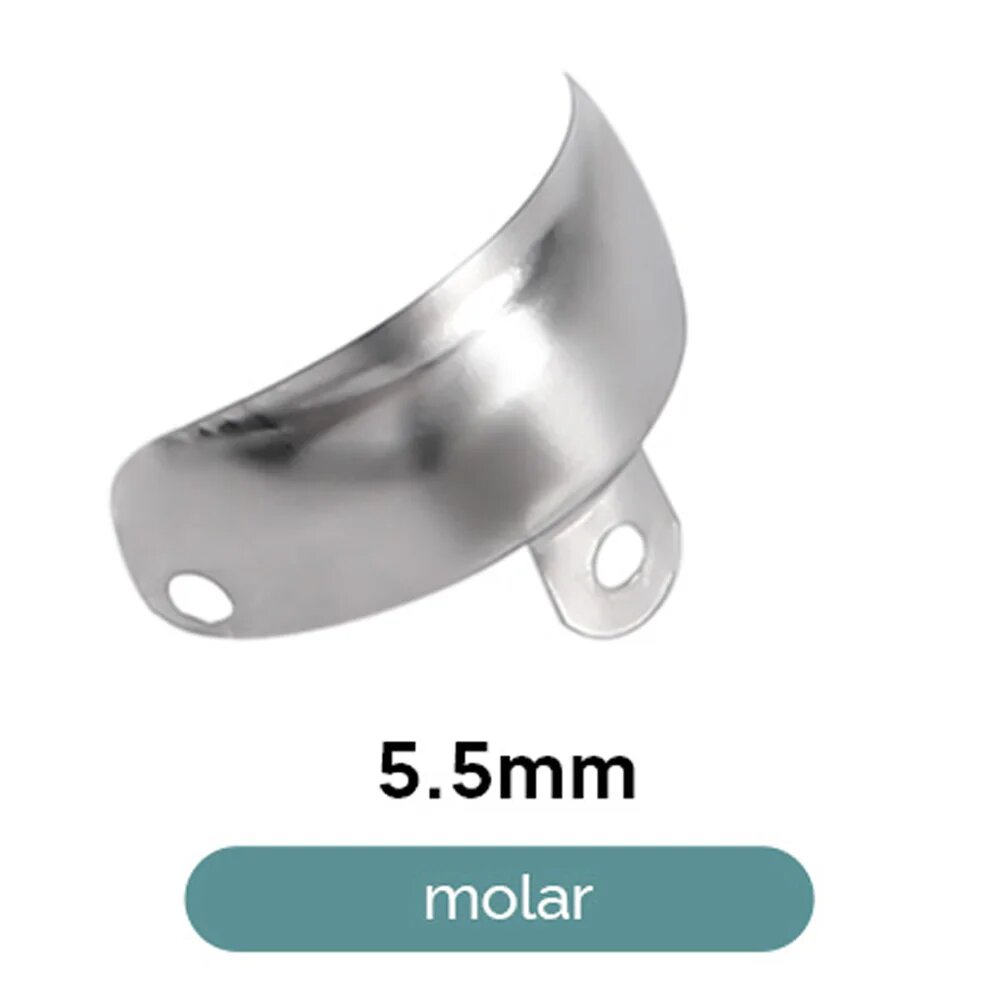 AZDENT Секционные металлические матрицы для зуботехнических работ #1-#4 5.5mm 50pcs