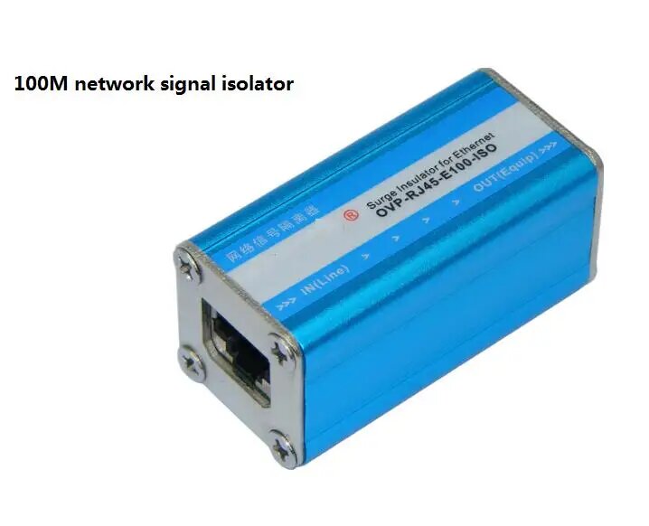 Сетевой изолятор 100M Ethernet Surge Insulator OVP-RJ45-E196-ISO
