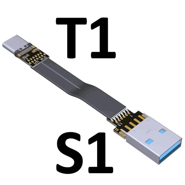 ADT-LINK USB 3.0 Type A - USB 3.1 Type C кабель 30cm, S1-T1