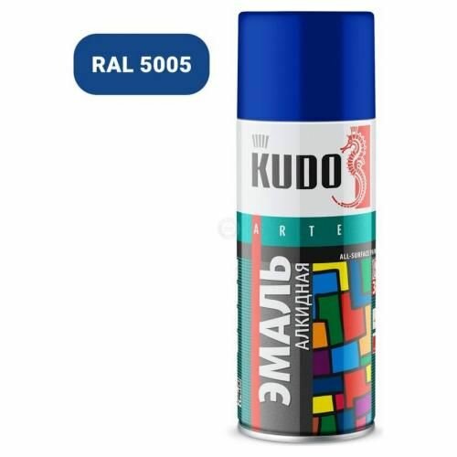 Эмаль универсальная синяя 520 мл Kudo KU1011