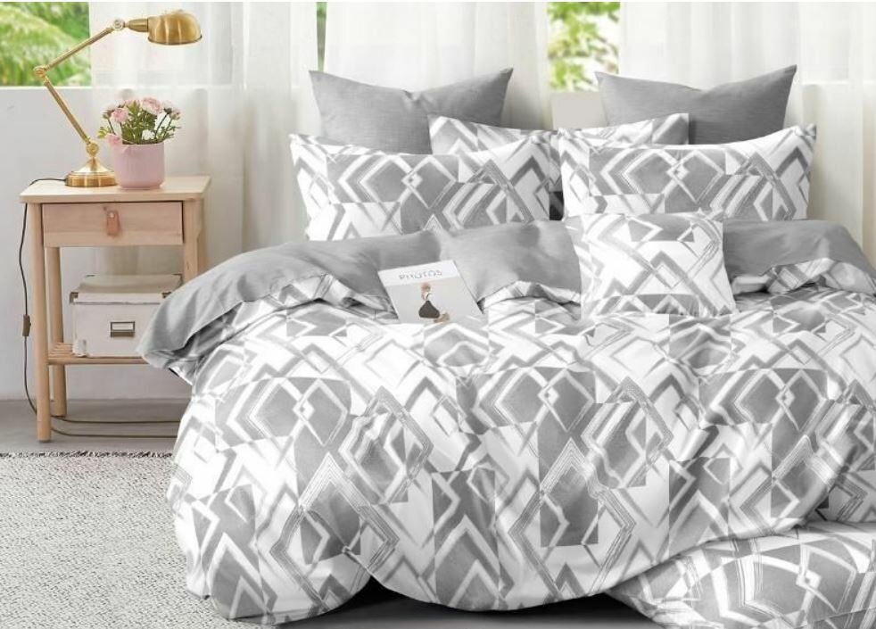 Комплект постельного белья 2,0 CLEO 20/277-PC/CL Pure Cotton поплин