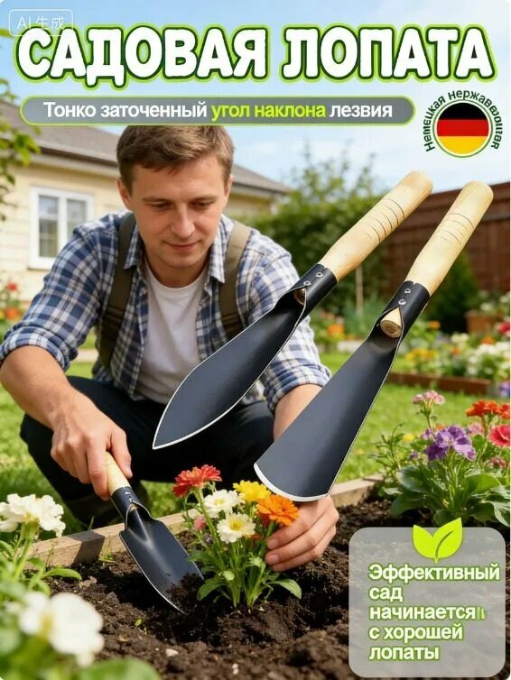 Корнеудалитель, рукоятьНержавеющая сталь, 50 см