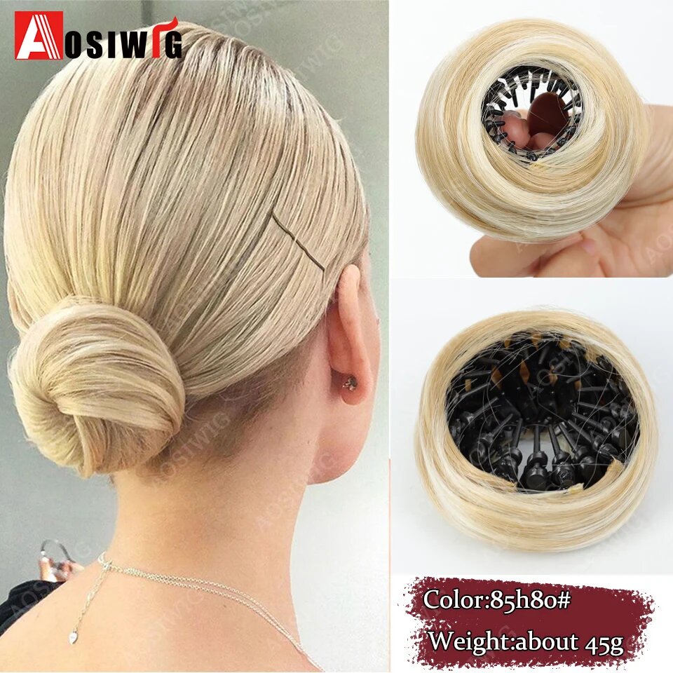 Синтетический завитой шиньон aosiwig