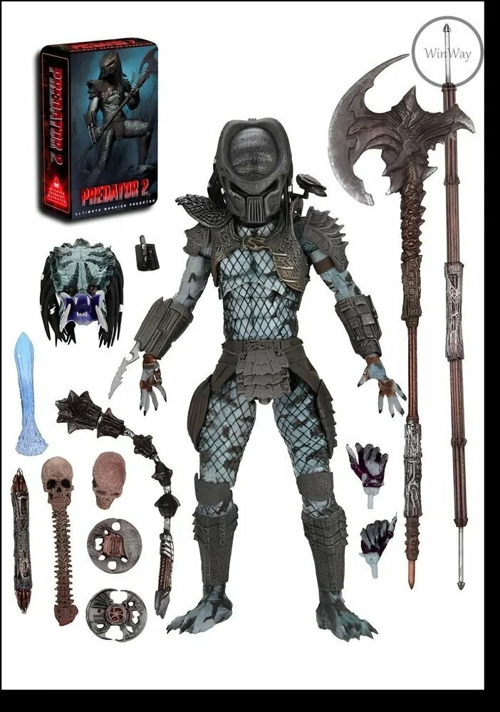 Фигурка Хищник воин / Predator 2 Ultimate warrior (18см)