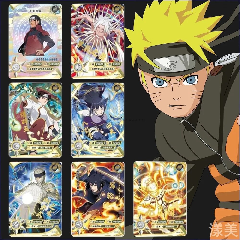 Эксклюзивная коллекция карт TCG Naruto от RS Toy World KAYOU, в коробке размещено 36 пакетов по 5 карт