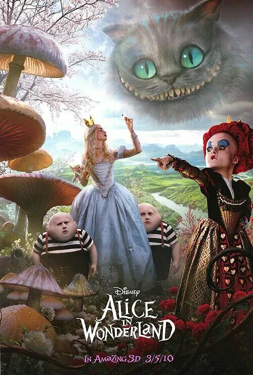 Деревянные пазлы 1000 элементов, подарочная упаковка,50x75cm, Alice in Wonderland/Алиса в стране чудес, подарочный набор для взрослых, продвинутый уровень сборки 5-10.