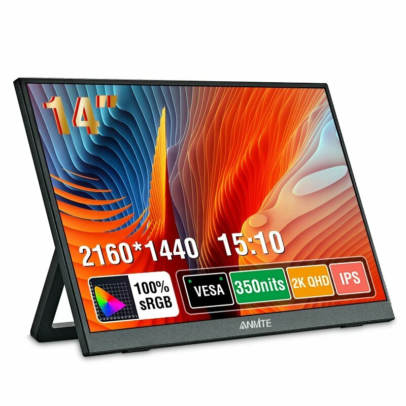 Anmite 14-дюймовый портативный монитор 2.5K Non-Touch Version