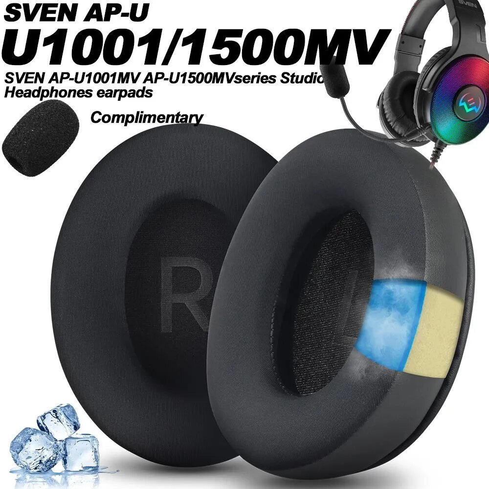 Амбушюры SVEN AP-U1001MV / AP-U1500MV с RGB для наушников