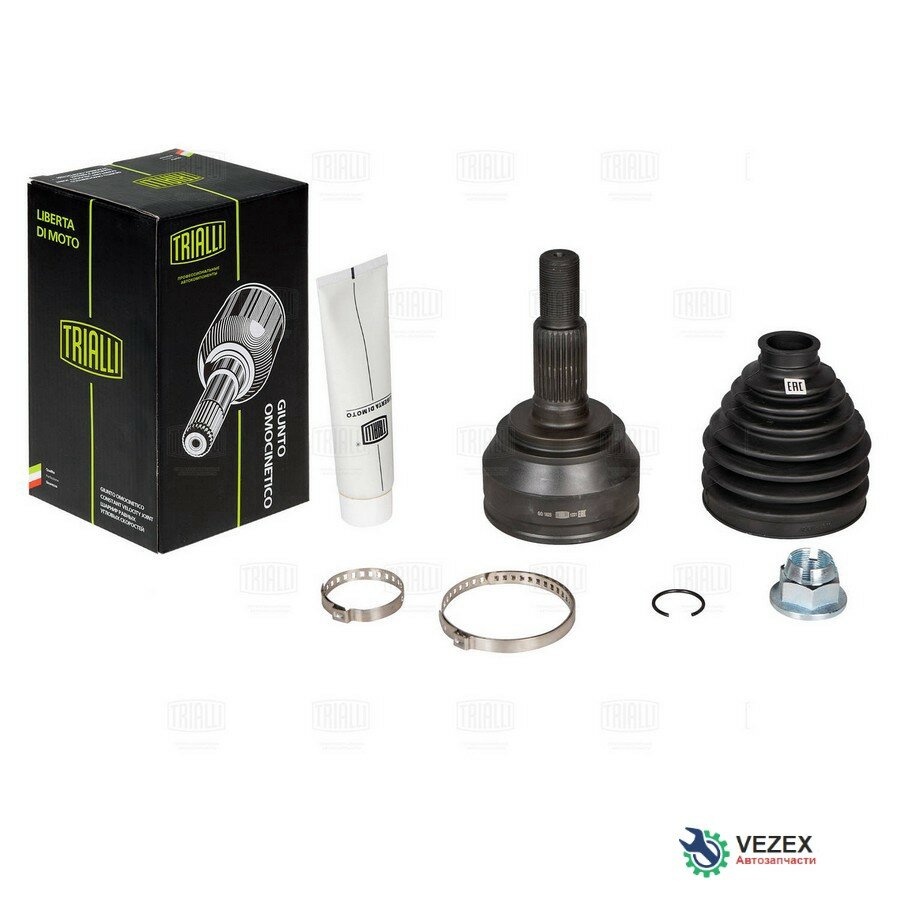 TRIALLI GO1825 ШРУС для а/м VW Touareg (02-) (наруж. перед.) (GO 1825)