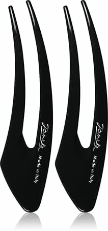 Заколка для волос Janeke Hair Clip, black, 13 см