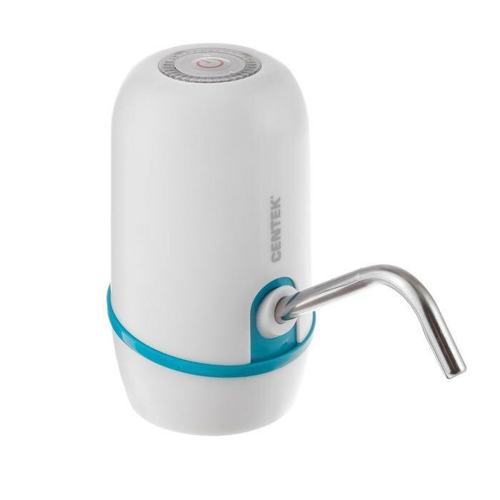 Электрическая помпа Centek 2.2л/мин 8Вт, 2 насоса, Li 1200 мАч, USB зарядка, LED CT-3002 Blue