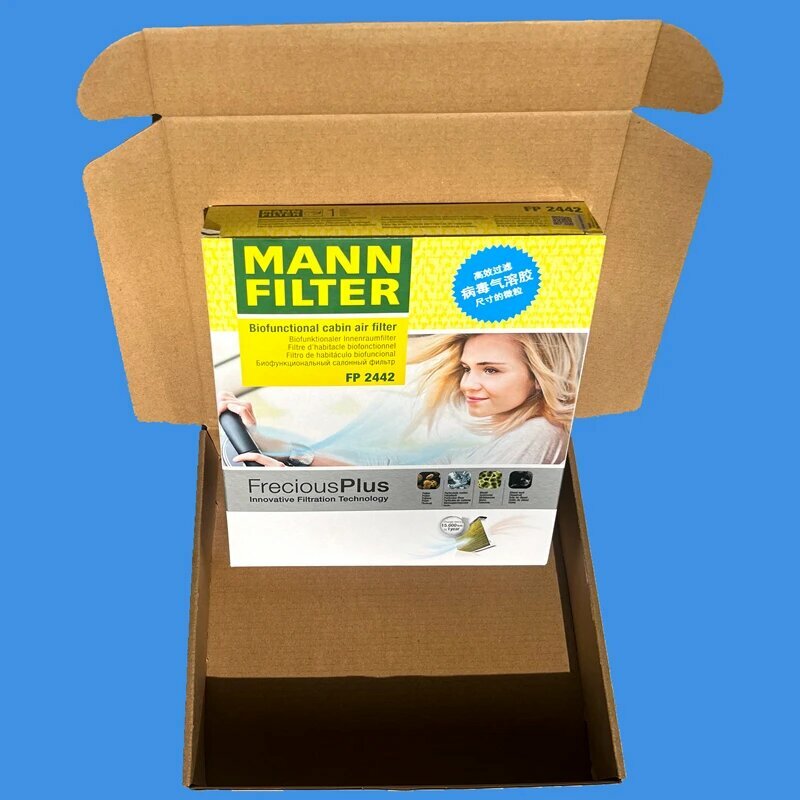 MANN FILTER FP2442 Фильтр салона для CHEVROLET DAEWOO CADILLAC BUICK OPEL SAAB 1808246 10303679 13503675 13271190