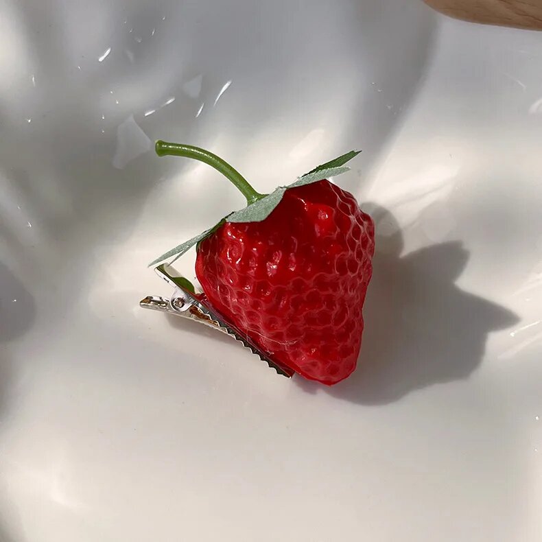 Заколка для волос клубника, Цвет: B strawberry