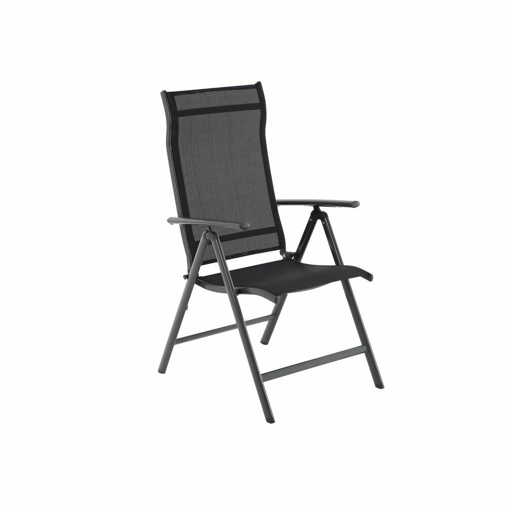 Садовое кресло SONGMICS - складное, 56 х 70 х 106 см, цвет черный, GCB02BK