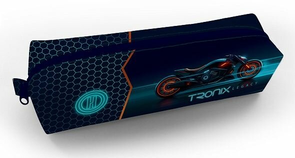 Пенал школьный 1 отделение Tronix 210*50*60мм 61180