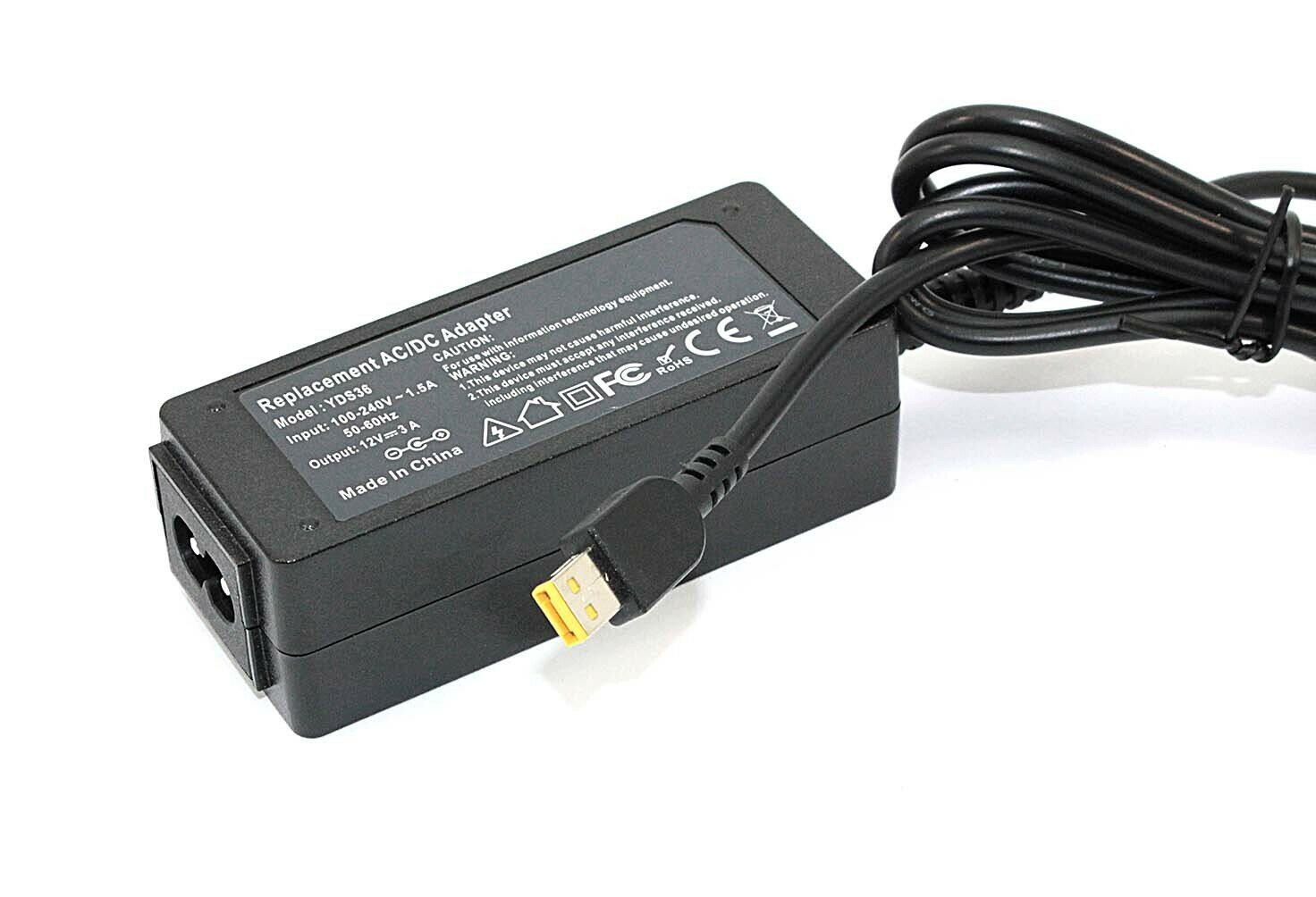 Блок питания для ноутбуков Lenovo 12V 3A 40W USB
