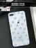 Силиконовый чехол на Apple iPhone 7 Plus / Айфон 7 Плюс с принтом Фон в горошек