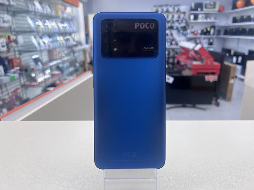 Смартфон Xiaomi Poco M4 Pro 5G 6/128 ГБ Global, холодный синий Б/У Уценка